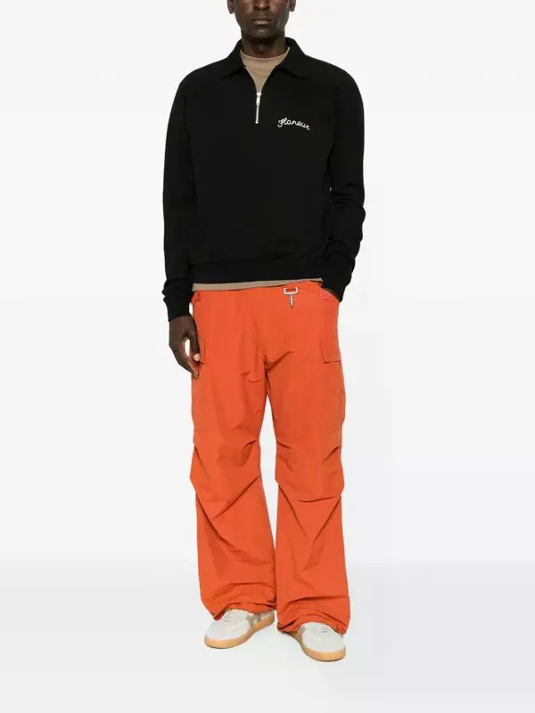 FLANEUR Signature Half-zip Sweatshirt