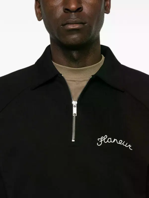 FLANEUR Signature Half-zip Sweatshirt