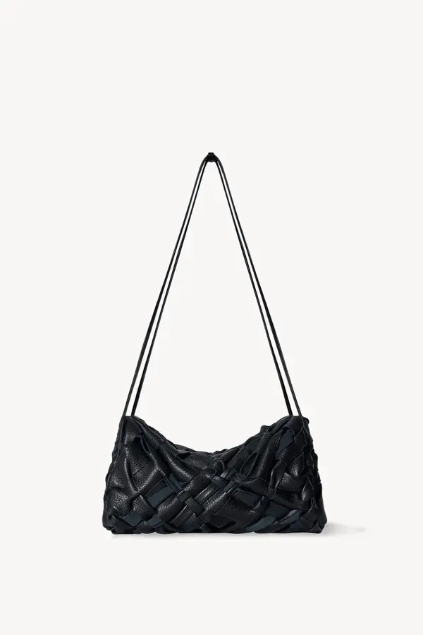 THE ROW Woven Alix Bag - Black
