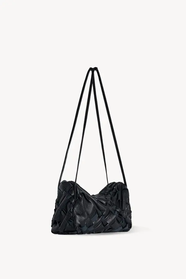 THE ROW Woven Alix Bag - Black