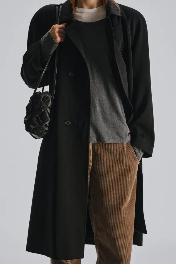 THE ROW Woven Alix Bag - Black