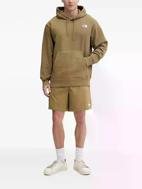 The North Face Logo-print Drawstring Hoodie - Neutrals