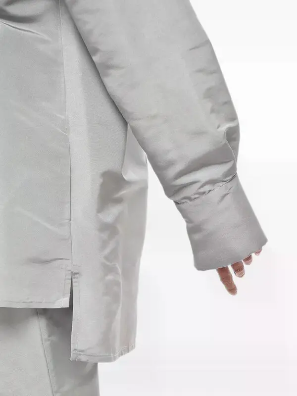 SUPER BLOND Oversized Silk Organza Blouse
