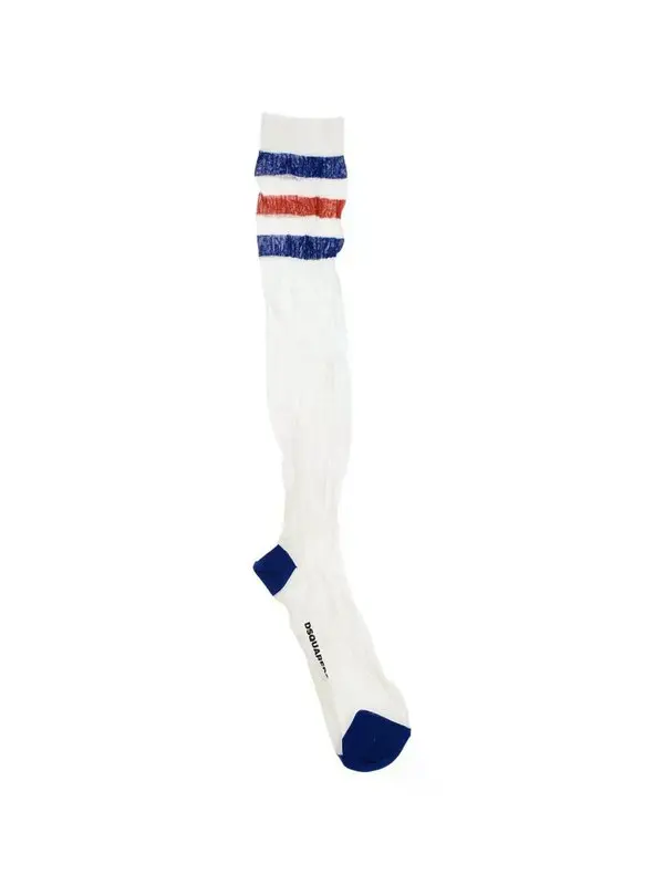 Dsquared2 Stripe-detail Logo-print Socks