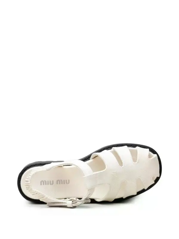 Miu Miu Buckle-fastening Lug-sole Sandals