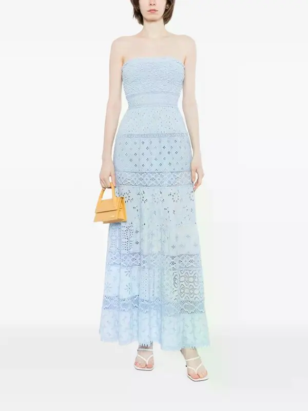 Temptation Positano Tahina Maxi Dress - Blue