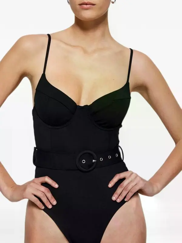 Simkhai Noa Belted Swimsuit