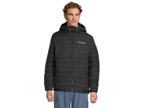 Columbia Powder Litetm Ii Hooded Jacket Clothing - Black