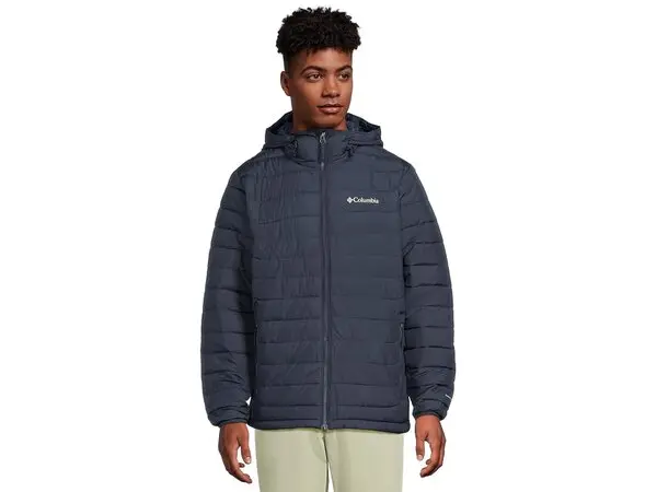 Columbia Powder Litetm Ii Hooded Jacket Clothing - Navy