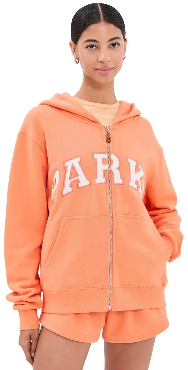 PARKE Zip-up Varsity Hoodie