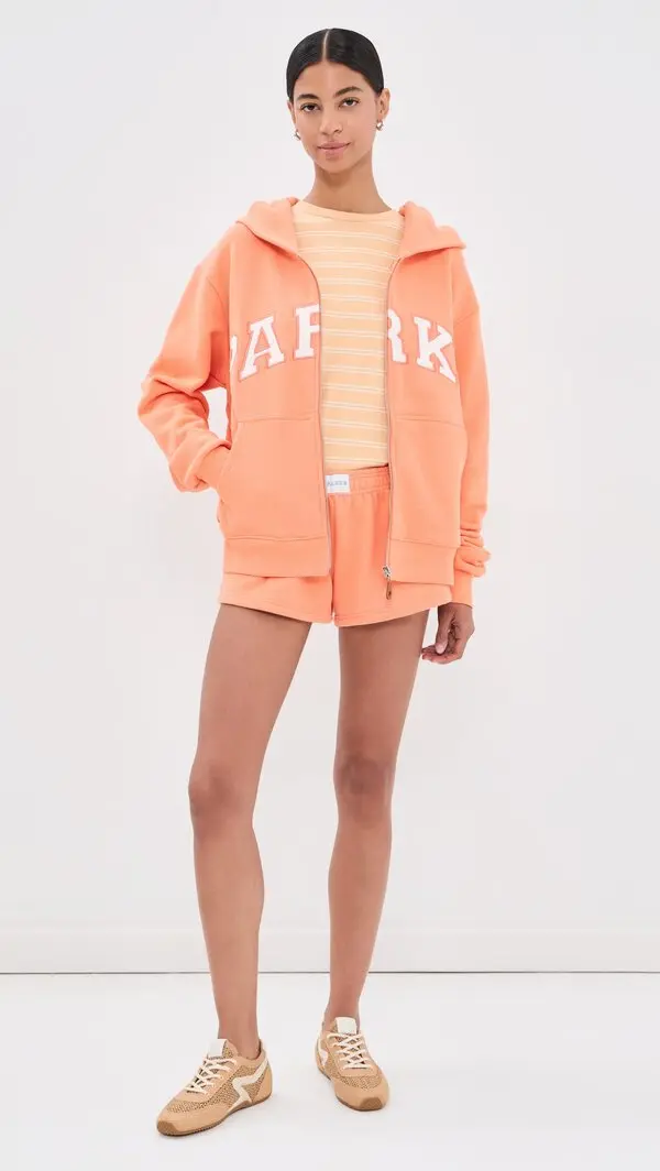 PARKE Zip-up Varsity Hoodie