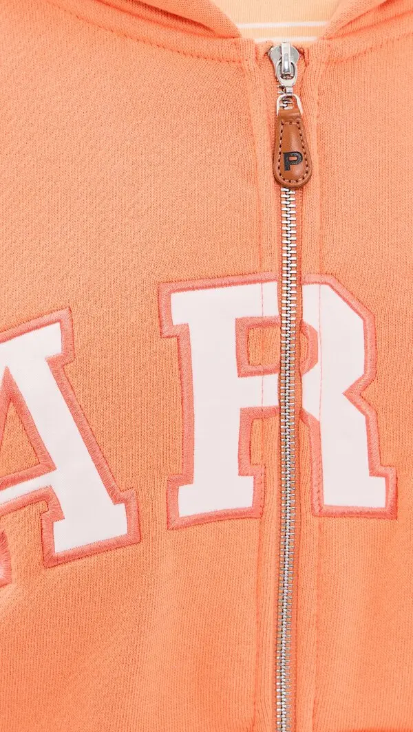 PARKE Zip-up Varsity Hoodie
