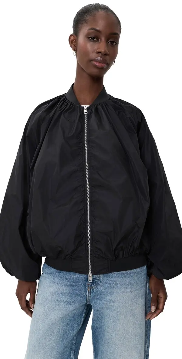 AGOLDE Raffi Bomber Jacket - Black