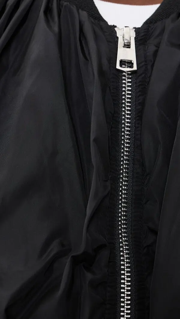 AGOLDE Raffi Bomber Jacket - Black