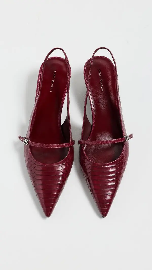 Tory Burch Double T Buckle Mary Jane Pumps