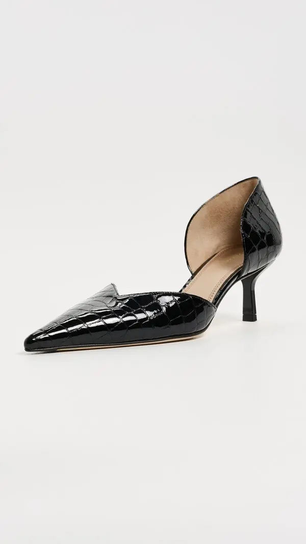 Victoria Beckham Angle D'orsay Pumps - Black