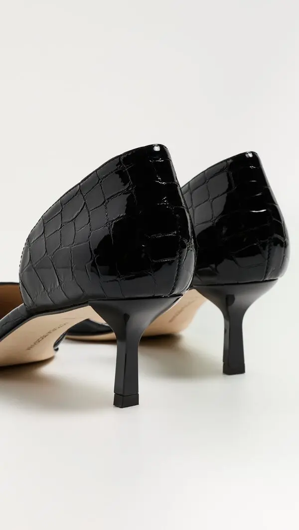 Victoria Beckham Angle D'orsay Pumps - Black
