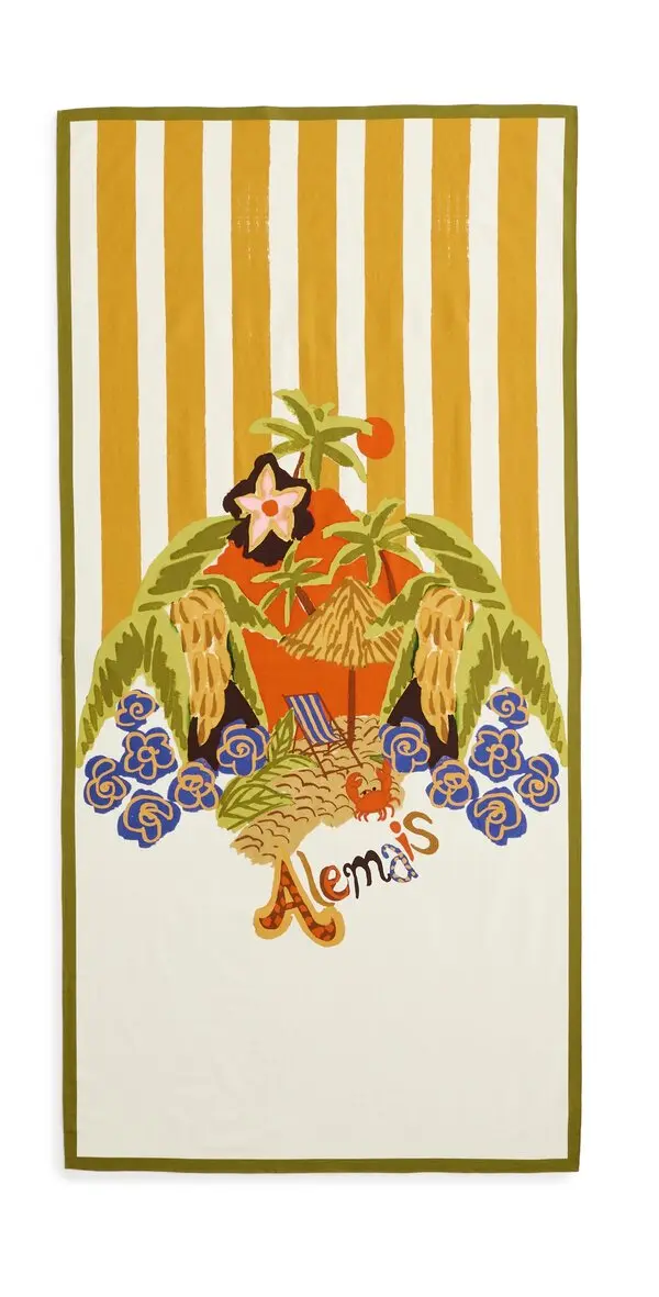 ALEMAIS Island Cove Textured Towel - Multi Multi
