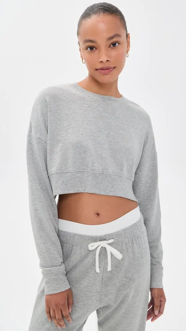 Splits59 Noah Fleece Crop Sweatshirt