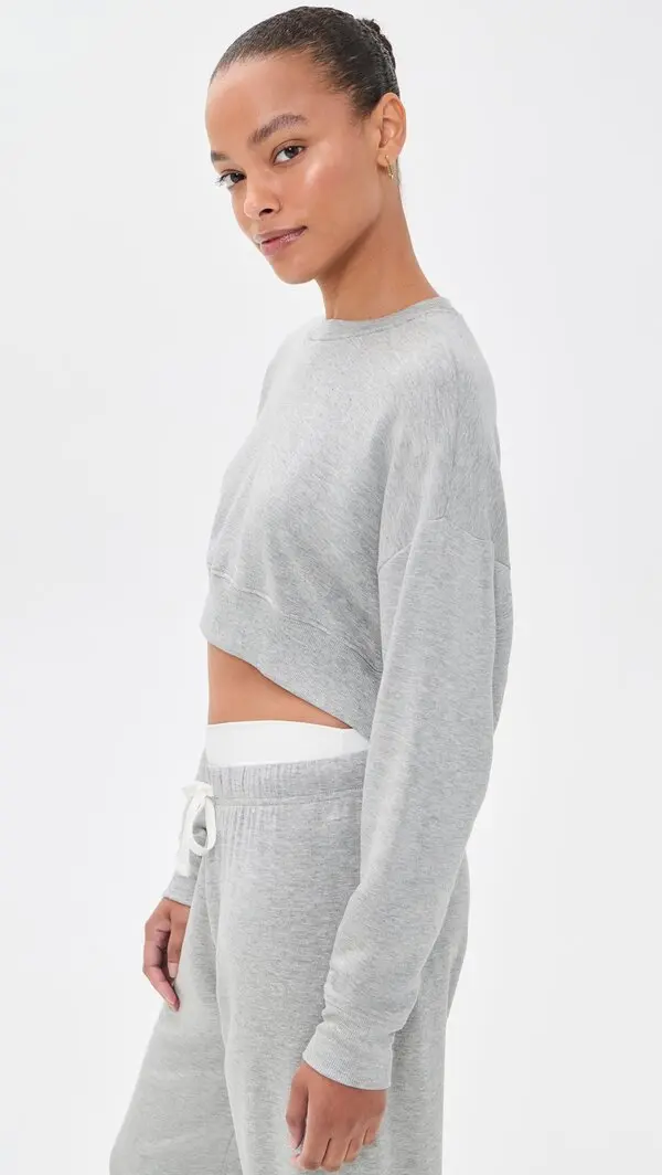 Splits59 Noah Fleece Crop Sweatshirt