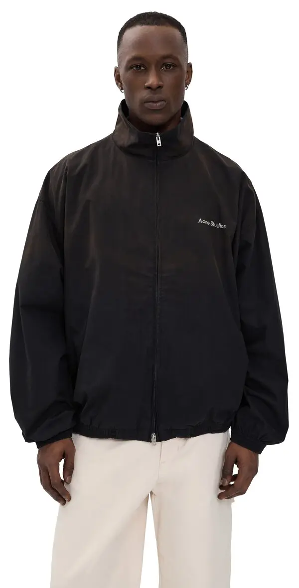 Acne Studios Olando Soft Cotton Poplin Jacket - Black