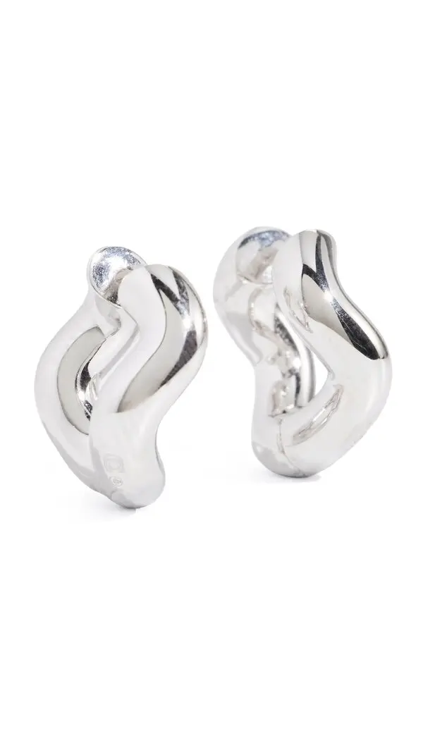 Charlotte Chesnais Petite Wave Hoop Earrings