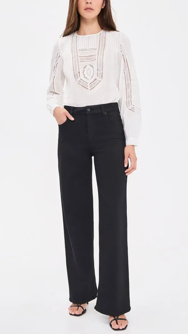 Paige Vanessa Wide Leg Jeans