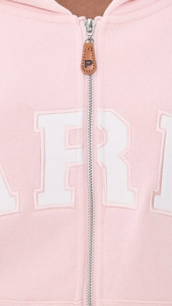 PARKE Zip-up Varsity Hoodie