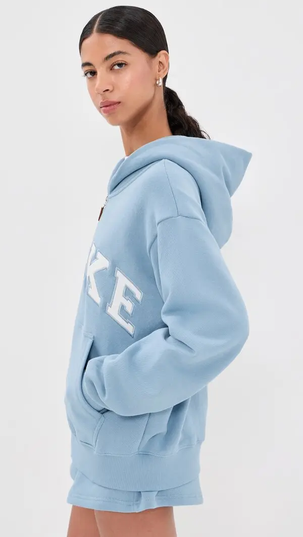 PARKE Zip-up Varsity Hoodie