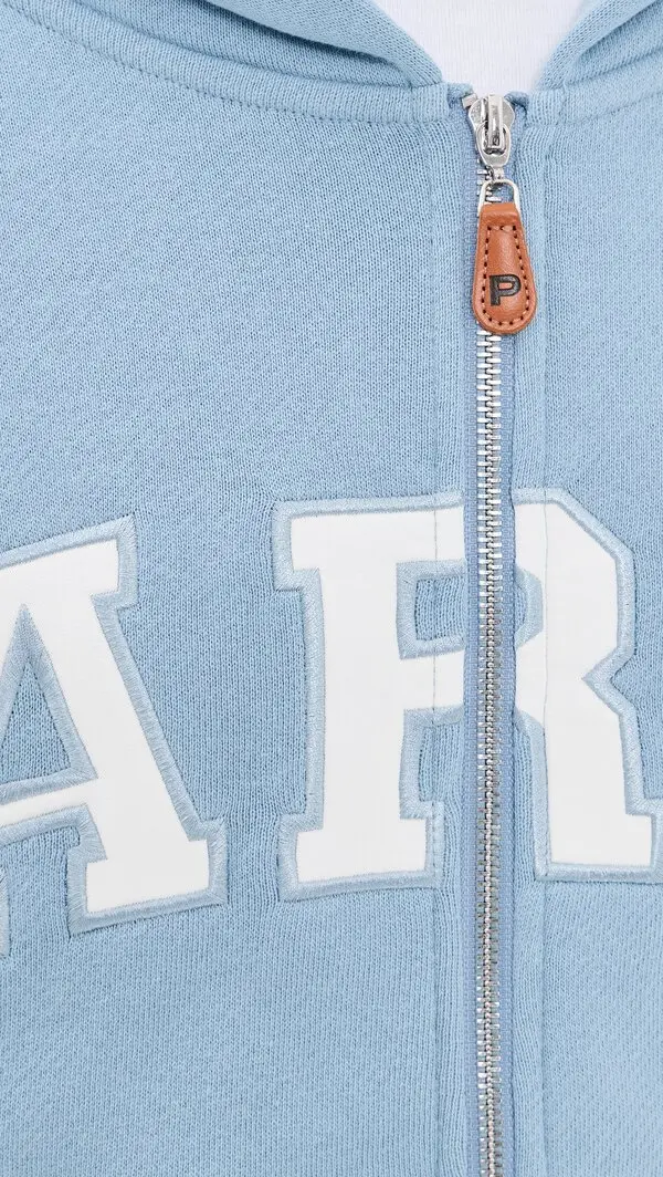 PARKE Zip-up Varsity Hoodie