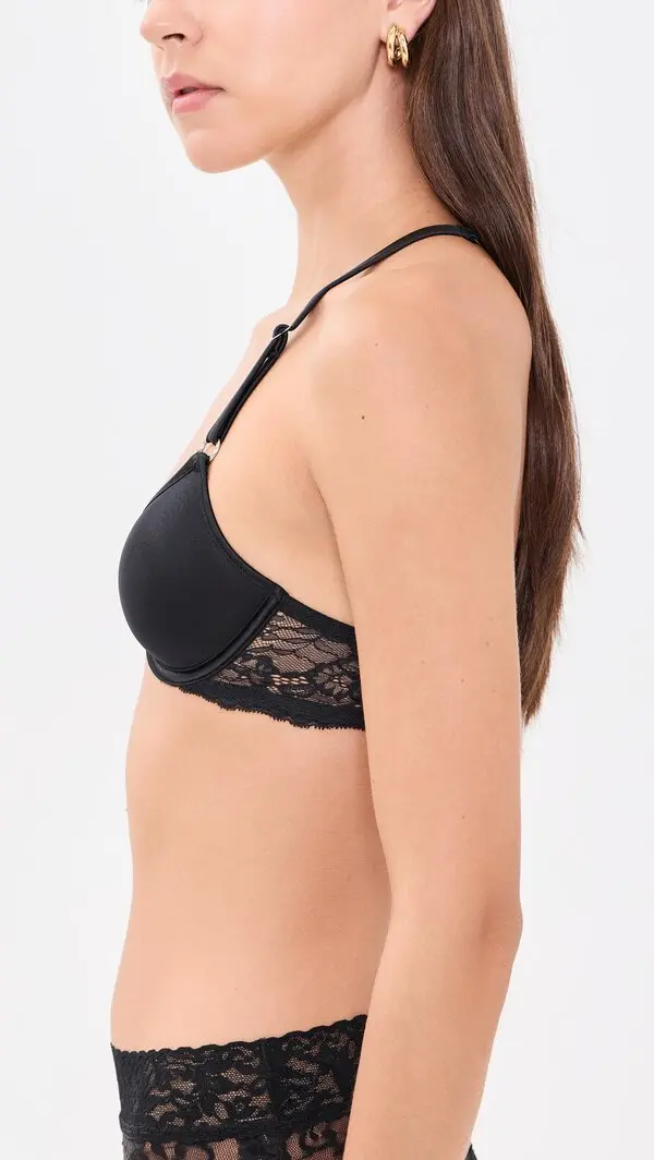 FLEUR DU MAL Bianca Lace Spacer Racerback Bra
