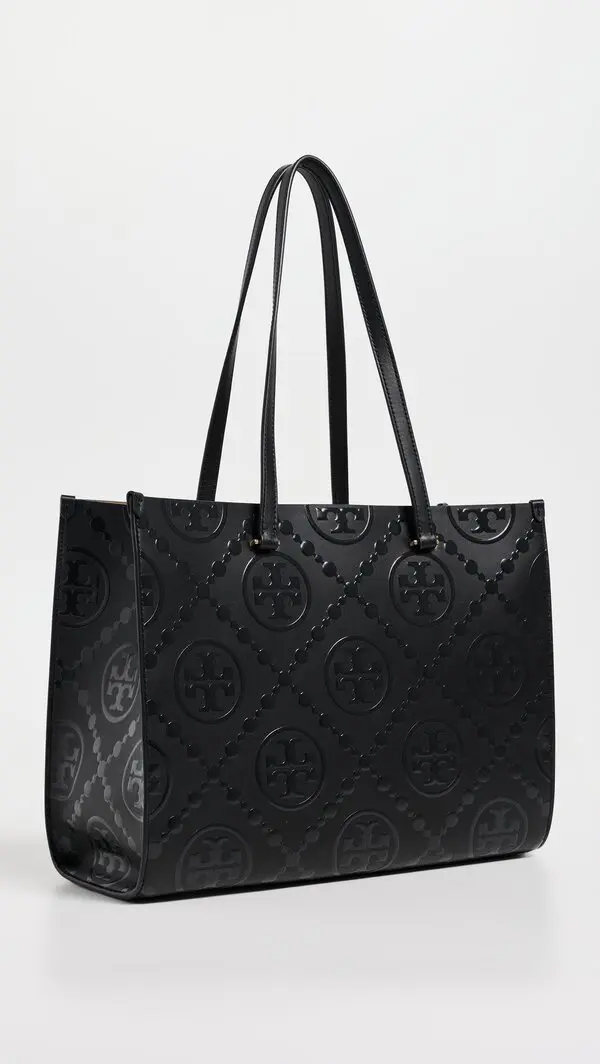 Tory Burch T Monogram Embossed Tote Bag