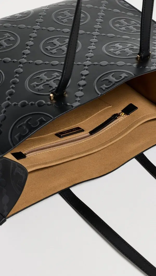 Tory Burch T Monogram Embossed Tote Bag