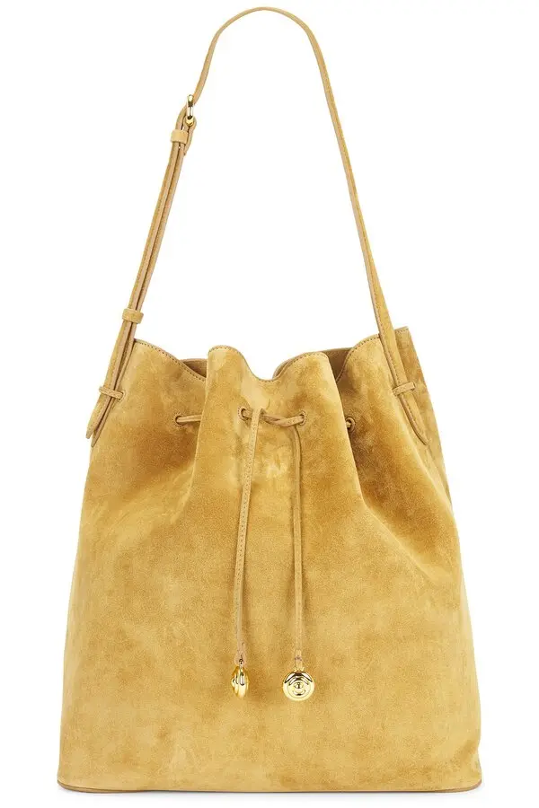 LIFFNER Charm Bucket Bag In Brown - Sand