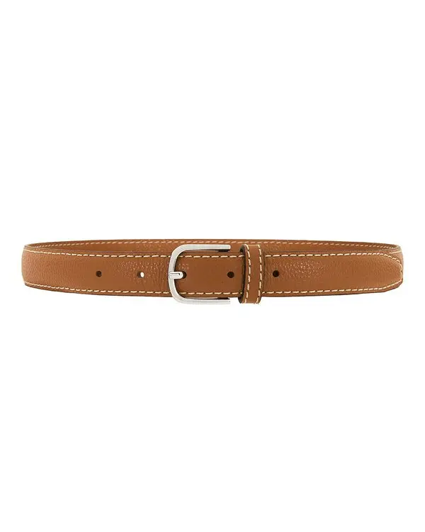 TOTEME Slim Grained Leather Trouser Belt