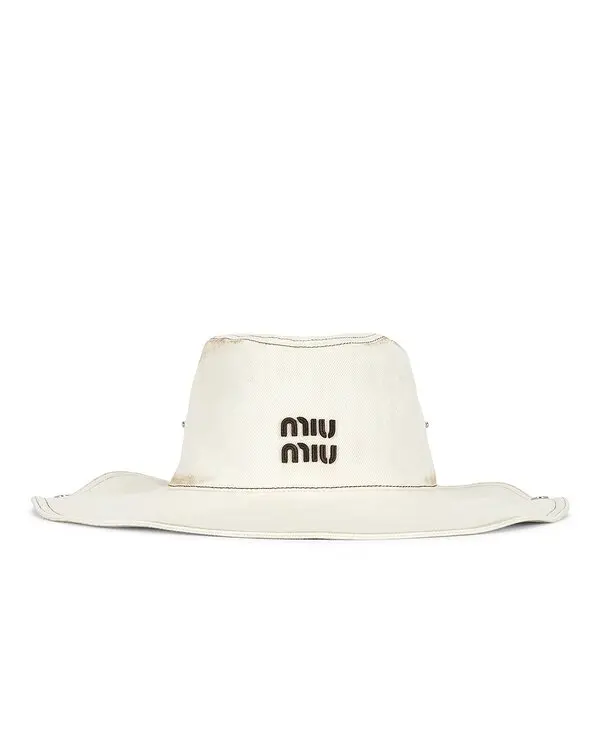 Miu Miu Denim Cowboy Hat