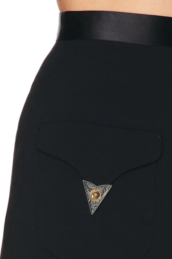 Versace Tailored Skirt - Black