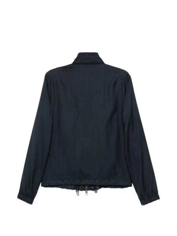 Giorgio Armani Cashmere And Silk Blend Blouson Jacket