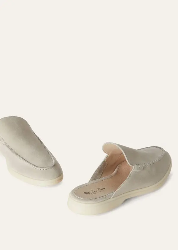 Loro Piana Babouche Walk Heel Casual Shoes
