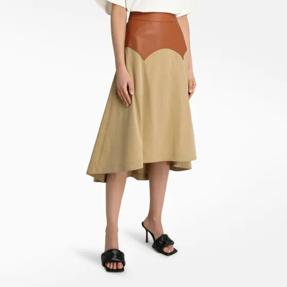 Loewe Panelled Mid-length Skirt