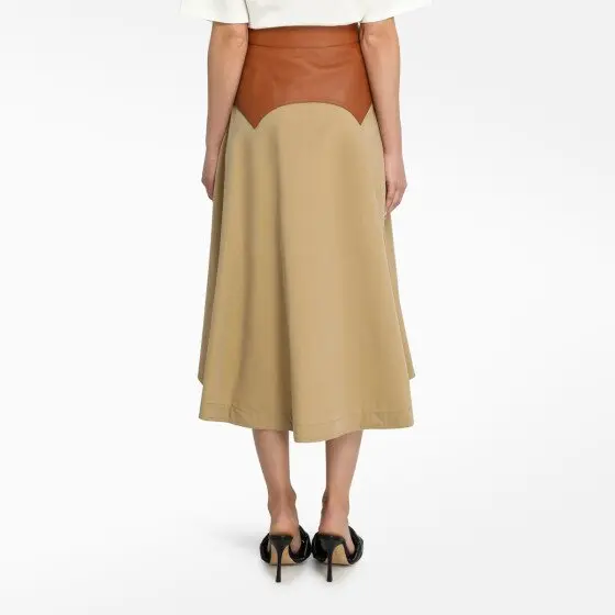 Loewe Panelled Mid-length Skirt