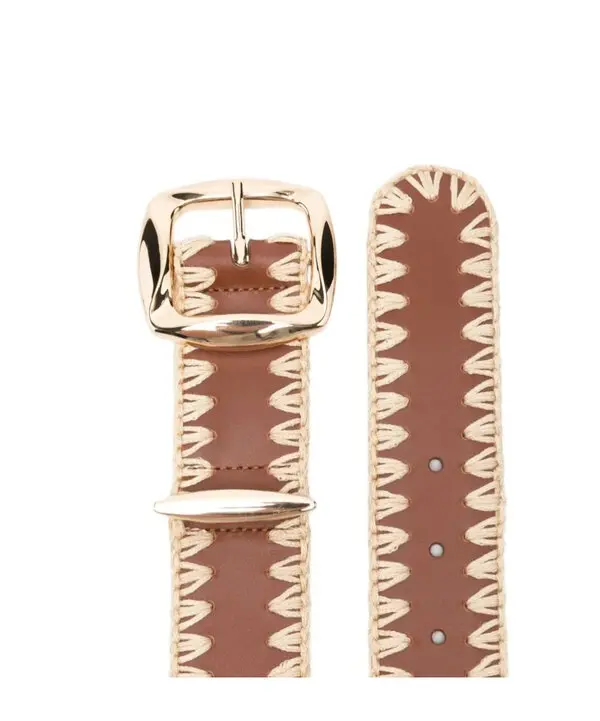 Zimmermann Kaia Woven-trim Belt