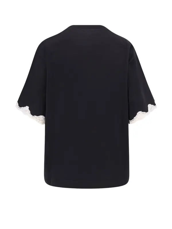 Dolce & Gabbana Logo Embroidered Crewneck T-shirt