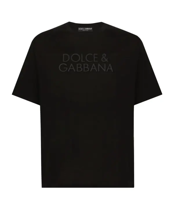 Dolce & Gabbana Dolce Gabbana Logo Printed Crewneck T-shirt