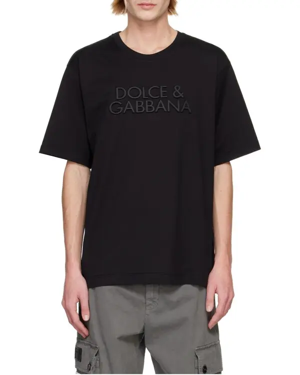 Dolce & Gabbana Dolce Gabbana Logo Printed Crewneck T-shirt