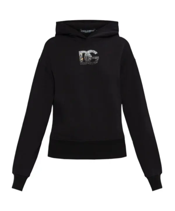 Dolce & Gabbana Embellished Logo Hoodie
