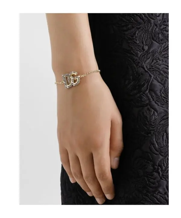 Dolce & Gabbana Dolce Gabbana Dg Logo Embellished Bracelet