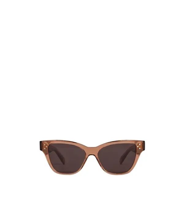 Celine Cat Eye S359 Sunglasses In Acetate - Transparent Amber