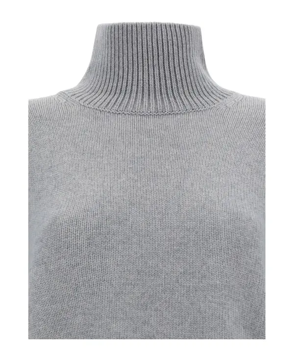 LISA YANG Heidi Turtleneck Knit Sweater