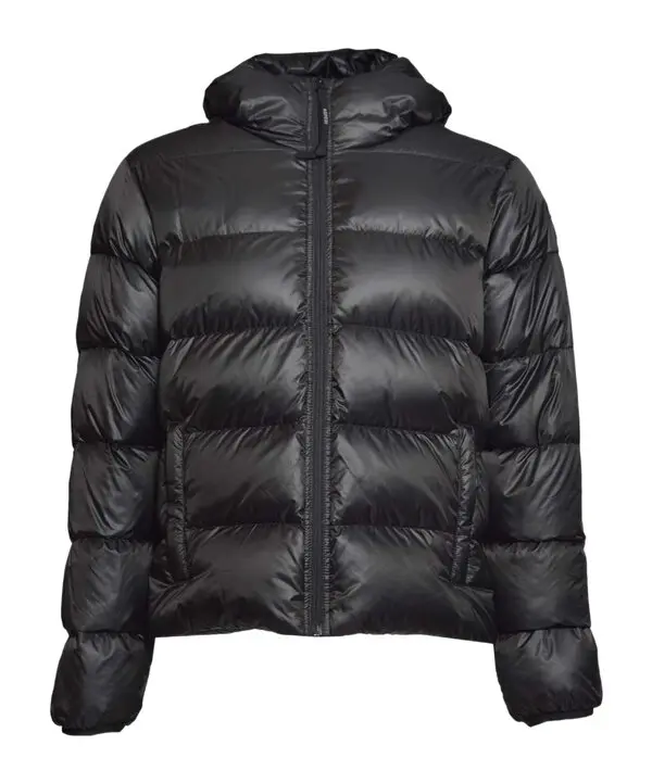 Aspesi Drawstring Hem Padded Jacket - Black